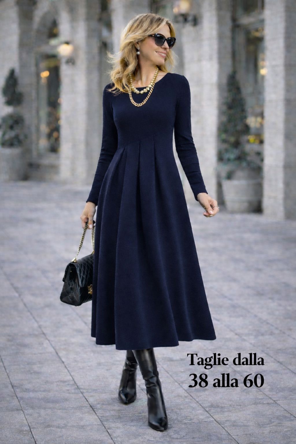 Eliara™ | Vestido largo elegante e intemporal – DianaMexico