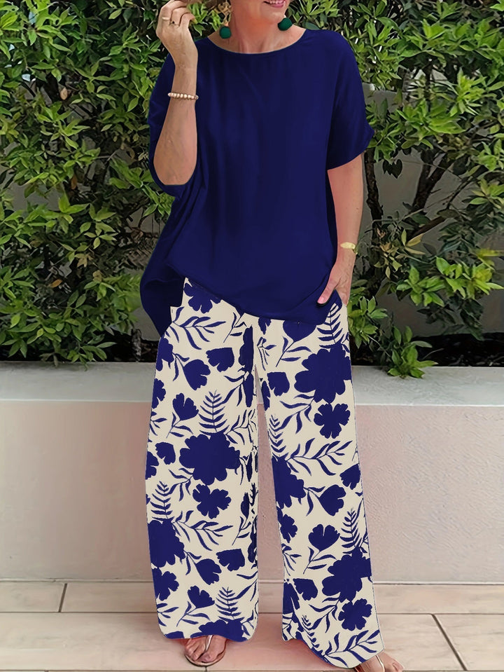 Andrée™ - Elegante conjunto veraniego de dos piezas – DianaMexico