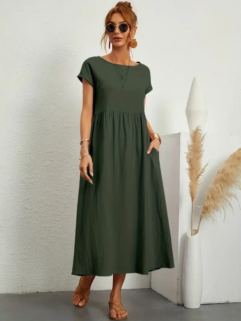 Eliza™ Vestido casual de verano con bolsillos – DianaMexico